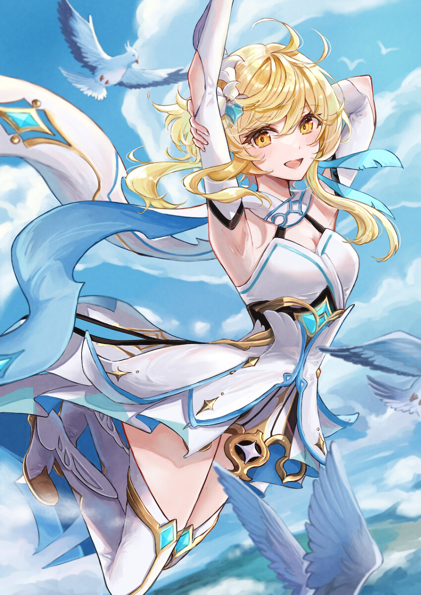 小萤原神genshin Impact 插画世界