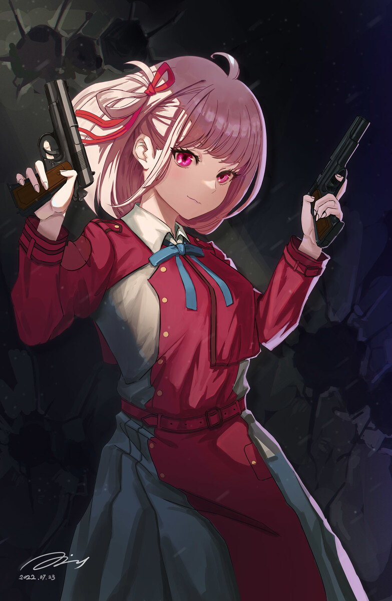 锦木千束酱リコリス・リコイルlycorisrecoil 插画世界