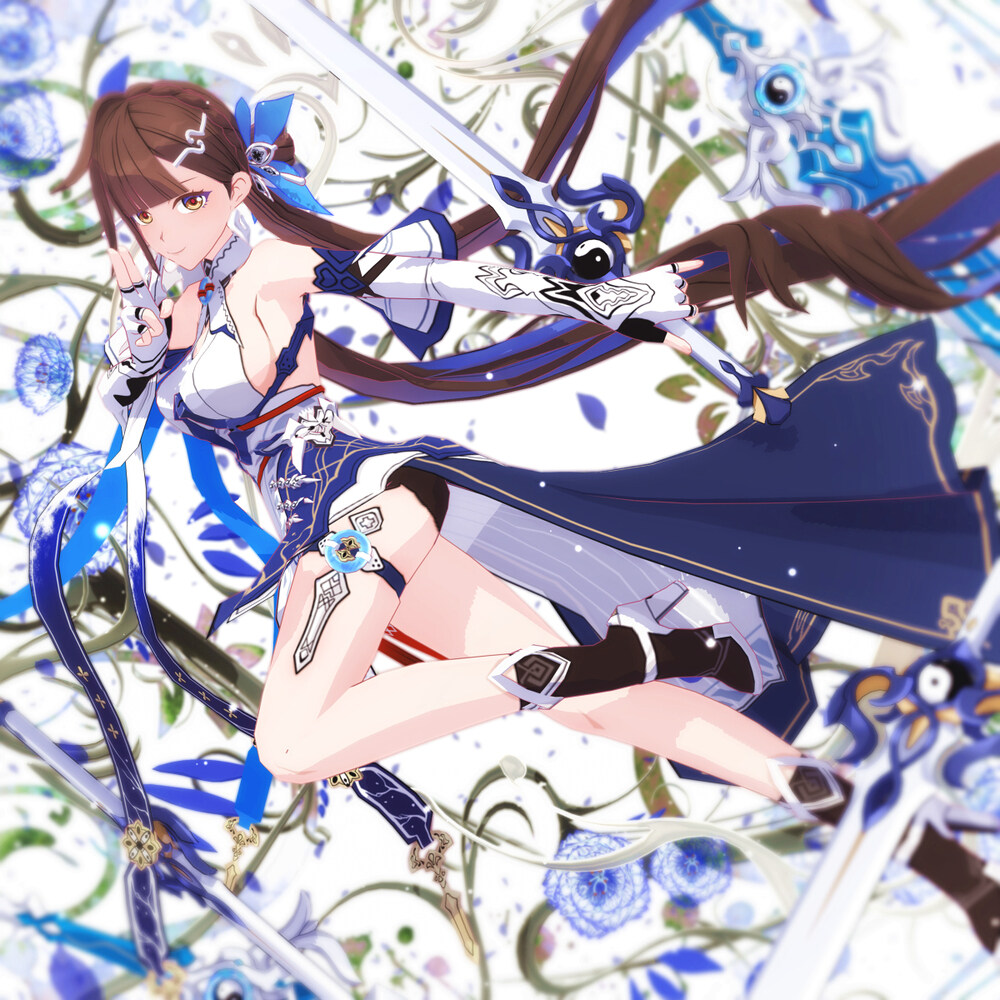 【崩溃3rd Mmd】李素裳先生 崩壊3rd 崩坏3rd 插画世界